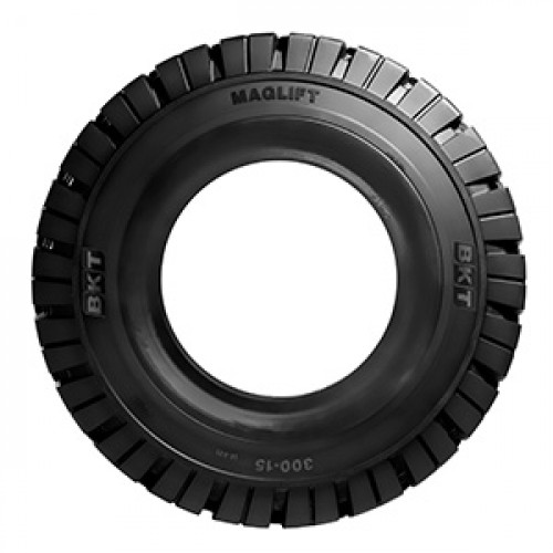 Pneu INDUSTRIEL PLEIN SOUPLE (PPS) BKT MAGLIFT LIP (A TALON) - 18x7-8 (180/70-8) - pour jante 4.33D8
