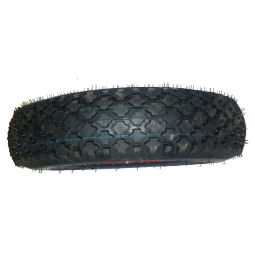 Roue complète GONFLABLE - Pneu Kenda K352 - 4.80/4.00-8 TL 6PR / Jante Acier rouge à moyeu ...