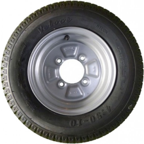 ROUE COMPLÈTE REMORQUE - 4.00-10 TL 4PR 63N (ou 63M) / 4 trous Ø85x115 ...